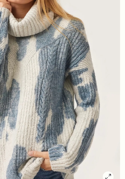 Pilcro and the Letterpress | Sweaters | Pilcro Spotted Turtleneck ...
